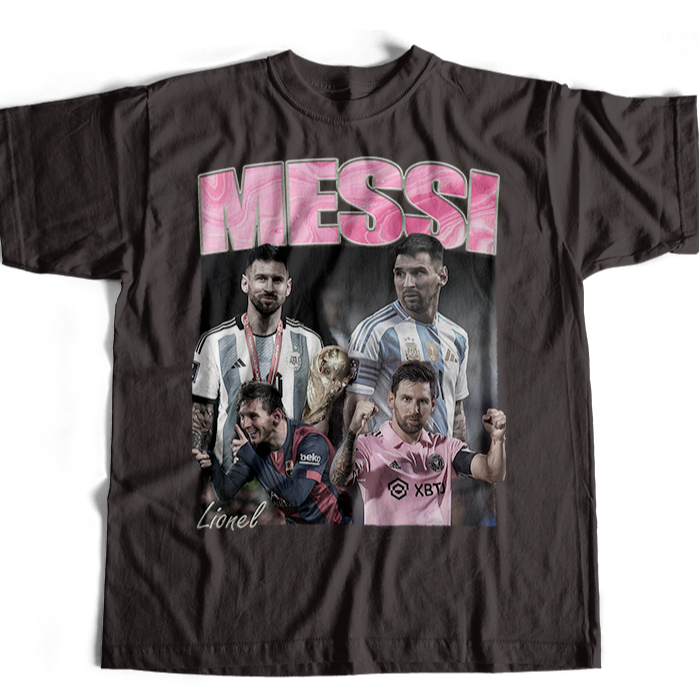 Camiseta Messi Jogador Bootleg Unissex Streetwear 100% Algodão Normal ...