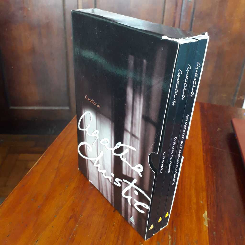 Box com 3 livros da Agatha Christie - Usado - ver descrição, fotos e ...