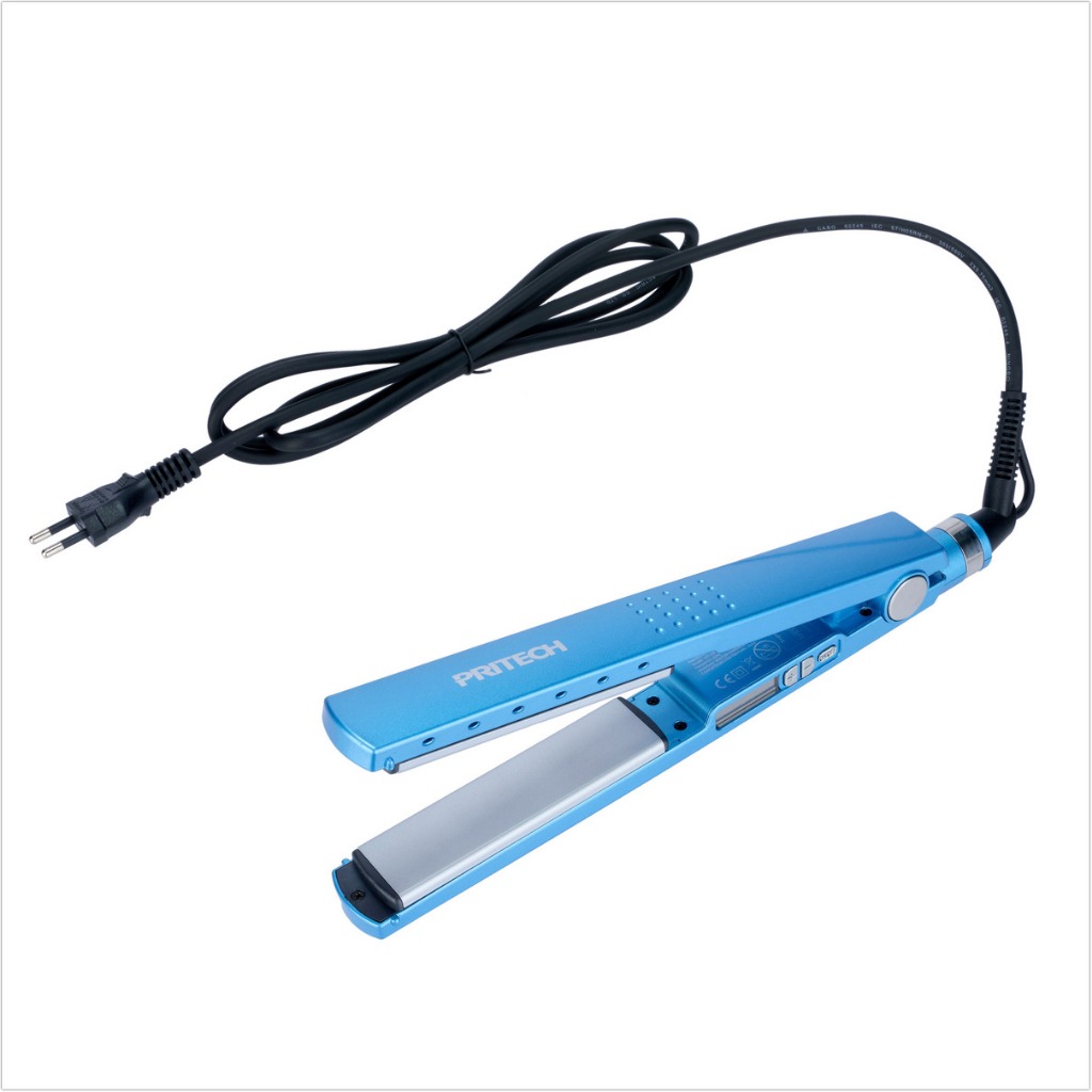 Chapinha Prancha de Cabelo Alisadora Nano Titanium Bivolt 110/220w LCD Display Profissional Selo ...