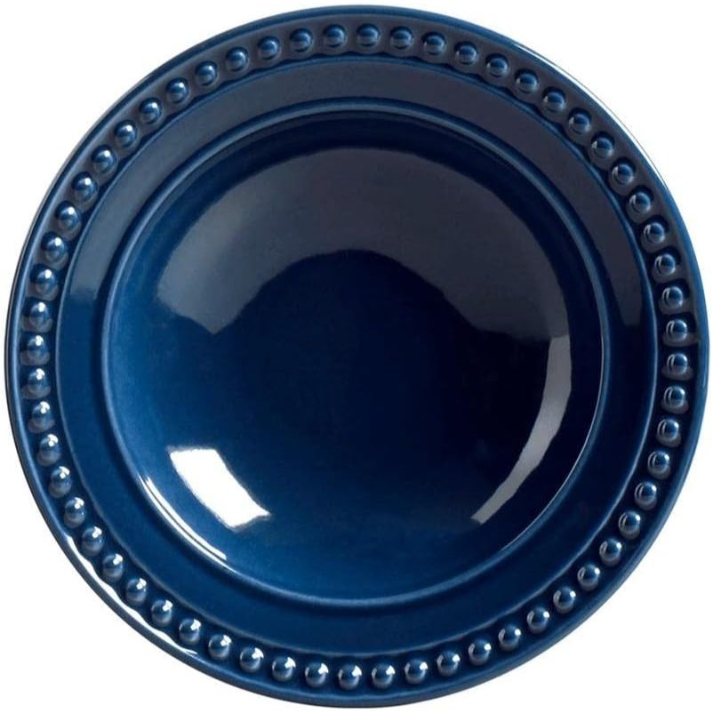 Prato Fundo em Feito em Ceramica para Mesa Posta | Azul | Shopee Brasil