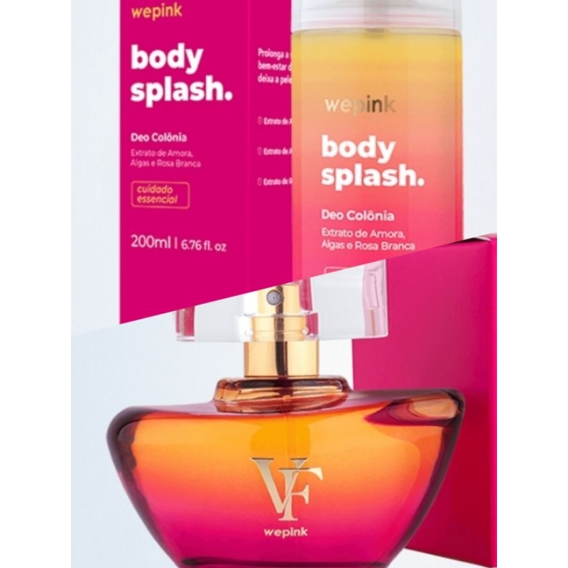 Perfume VF 75ml ou Body Splash VF 200ml ou Kit com Body Splash e ...