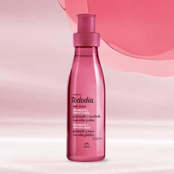 Tododia Framboesa e Pimenta Rosa Body Splash Desodorante Colônia 200ml ...