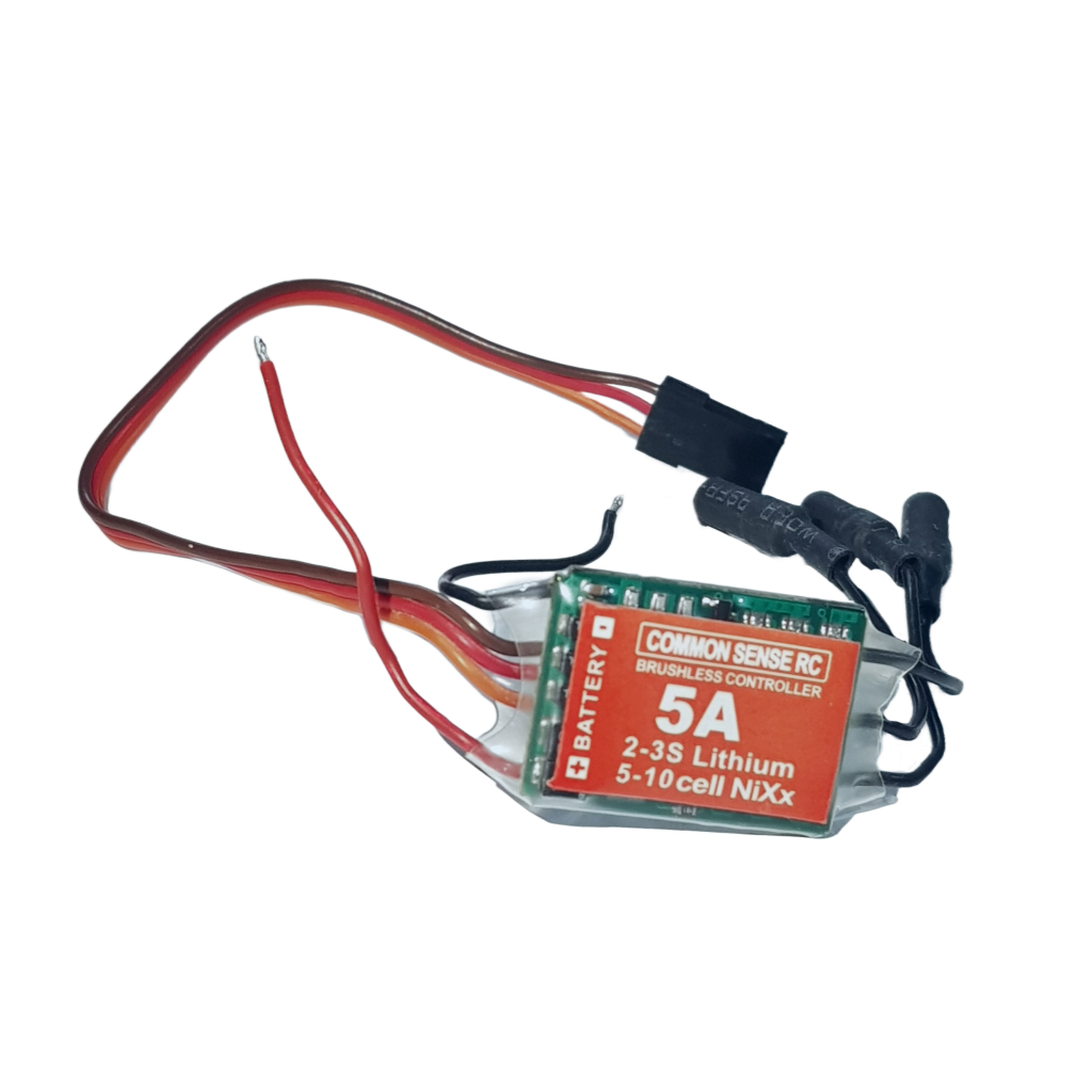 Common Sense Rc Speed Controller Brushless 5A - Z-series | Shopee Brasil