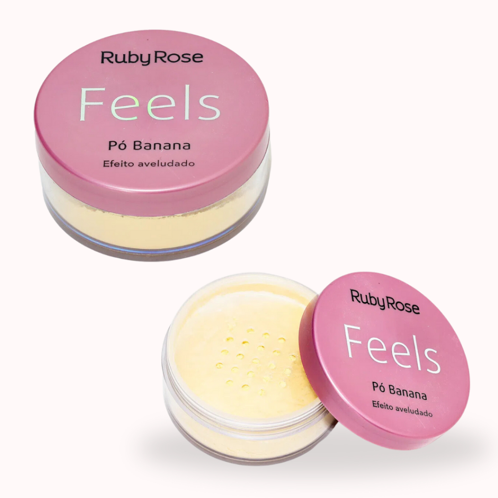 Pó Banana Ruby Rose Efeito Aveludado Feels HB-850 | Shopee Brasil