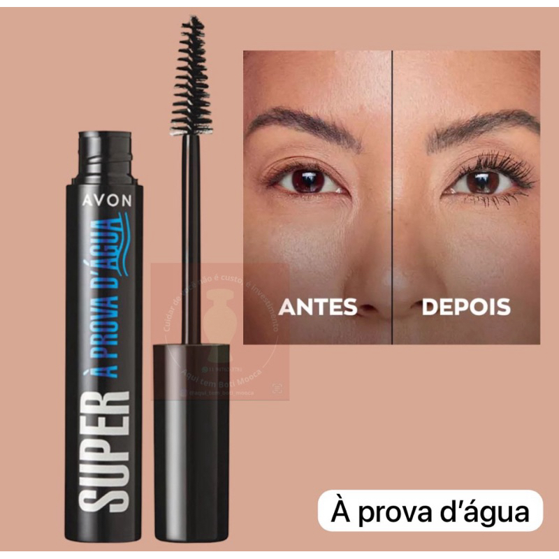 Rímel/Máscara para Cilios Super a Prova D’ água - Avon | Shopee Brasil