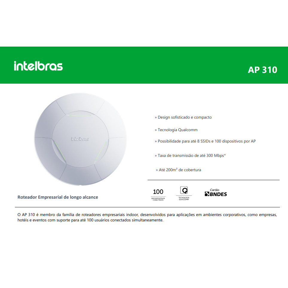 ROTEADOR AP 1800 AX /ACCESS POINT WI-FI 6 Intelbras | Shopee Brasil