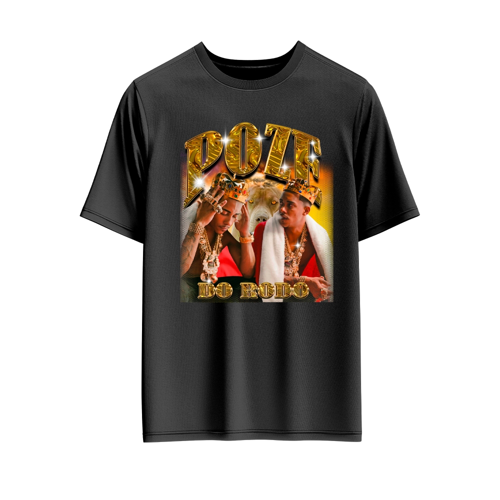 Camiseta mc Poze do rodo cantor funk camisa 100% algodão oferta ...