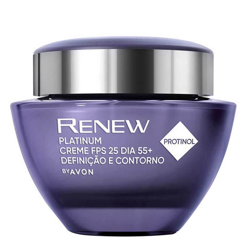 Renew 55+ Dia Creme Antissinais Avon – Creme Facial para Rugas e Linhas de Expressão – 55g ...