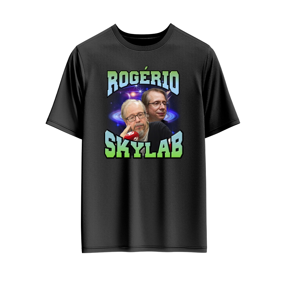 Camiseta 100% algodão estampada Rogério Skylab meme internet 2024 ...