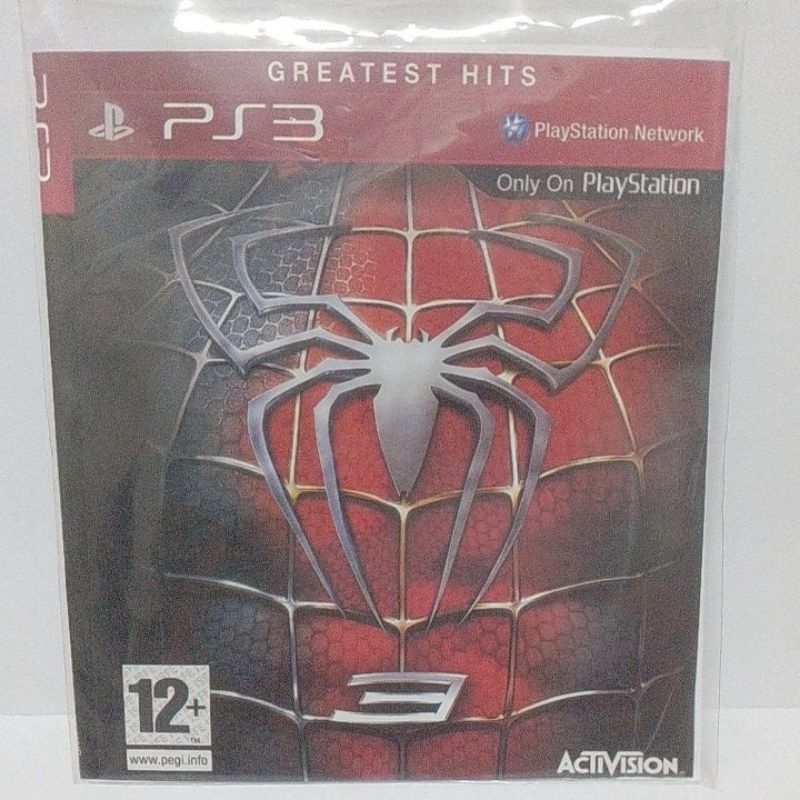ps3 spider Man 3 ráridade novo copia observação o jogo só pega em vídeo ...