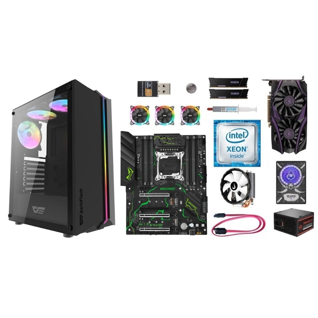 Pc Gamer X99 Xeon E5 2680v4/ 8gb-16gb-32gb Ddr4/ Rx580 8GB/ SSD 240GB ...