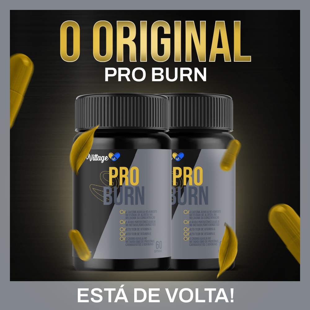 Pro Burn 60caps 500mg Original Premium | Shopee Brasil