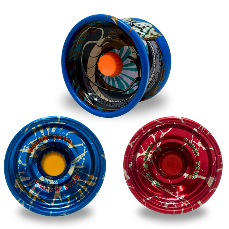 yoyo ioio de metal com rolamento profissional responsivo - io io brinquedo aluminio super speed ...