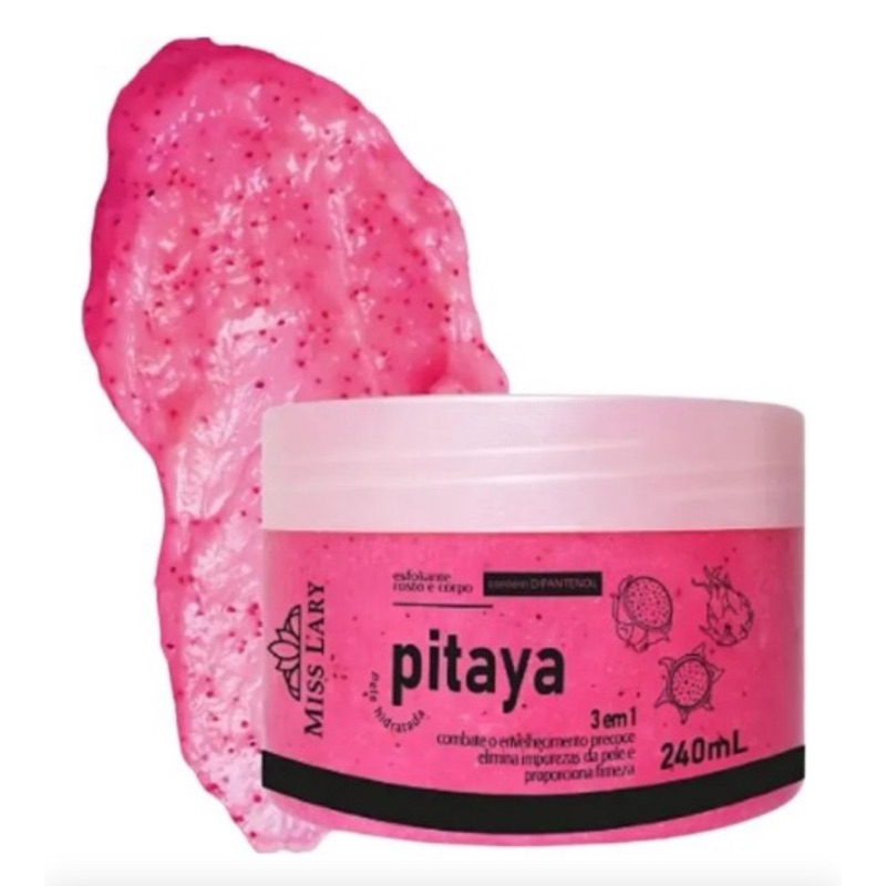 Esfoliante Facial E Corporal Pitaya Miss Lary | Shopee Brasil