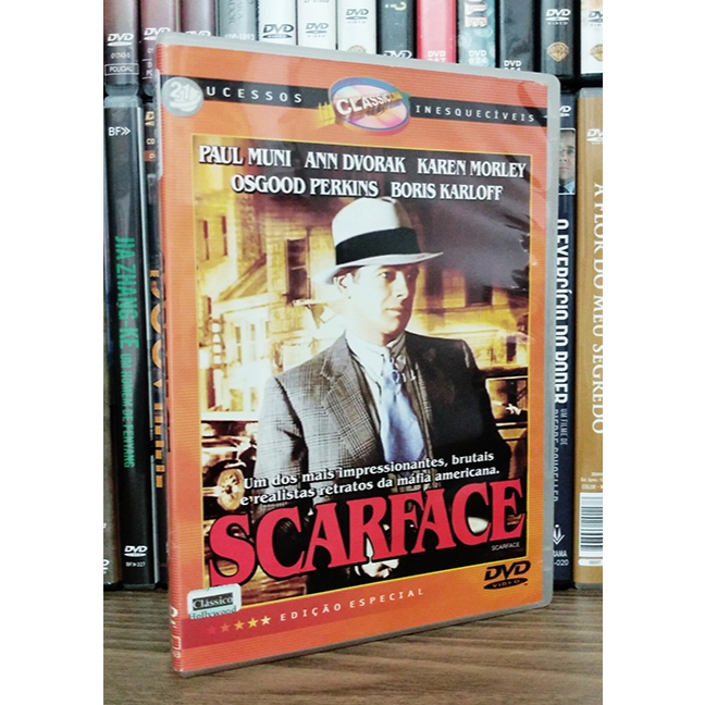 Scarface DVD original usado em excelente estado Paul Muni Classic Line ...