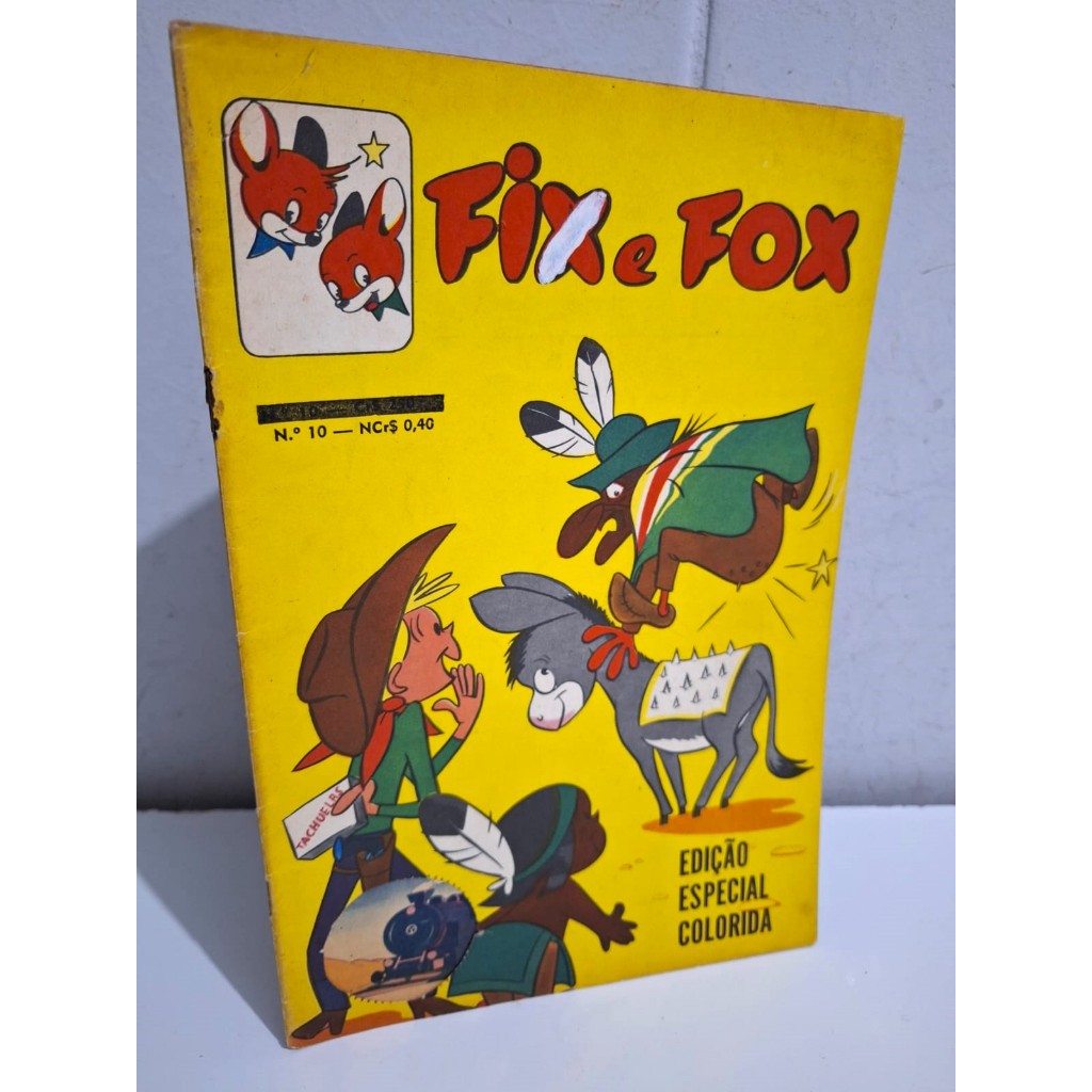 Gibi Revista em Quadrinhos Fix e Fox Nº 10 Edição Especial Colorida RGE ...