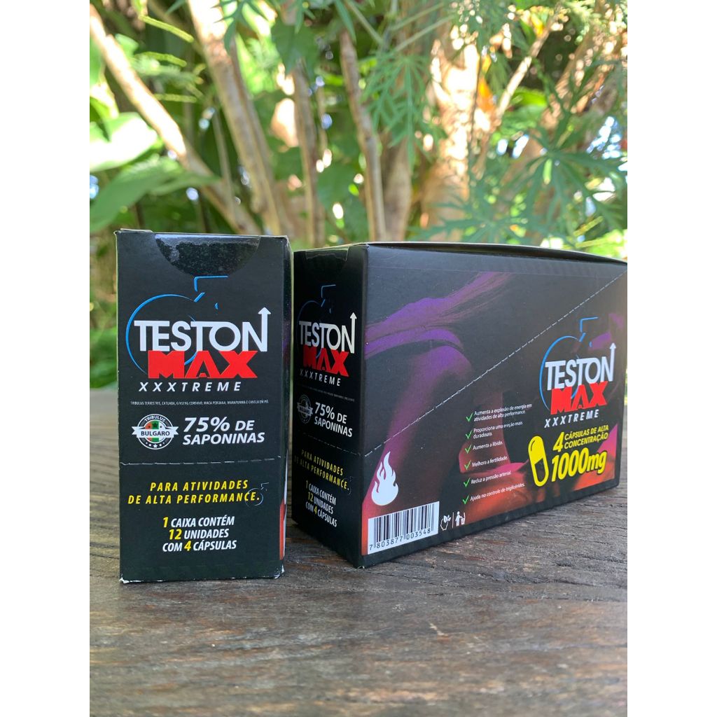 Teston Maxx Xtreme 1000mg Multivita Caixa 48caps | Shopee Brasil