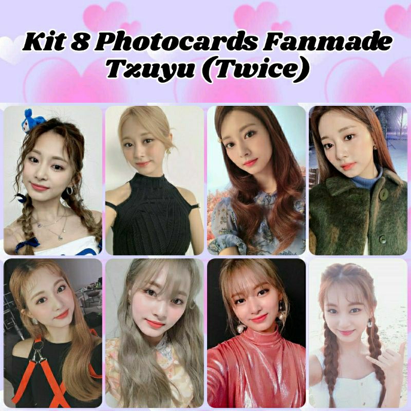 Kit 8 Photocards Tzuyu Twice - Fanmade | Shopee Brasil