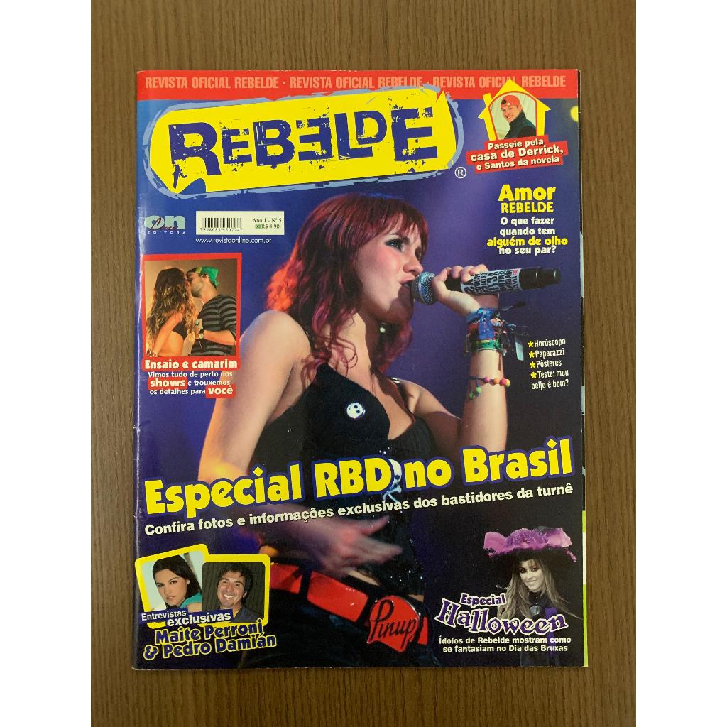 Revista Oficial Rebelde RBD ROR nº 5 - Dulce Maria - Roberta Pardo ...