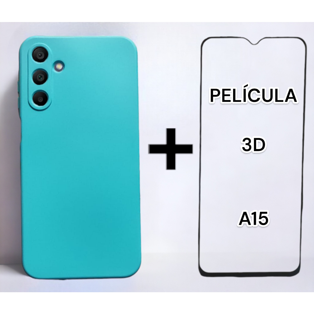Kit capa capinha case Samsung GALAXY A15 + Pelicula 3D | Shopee Brasil