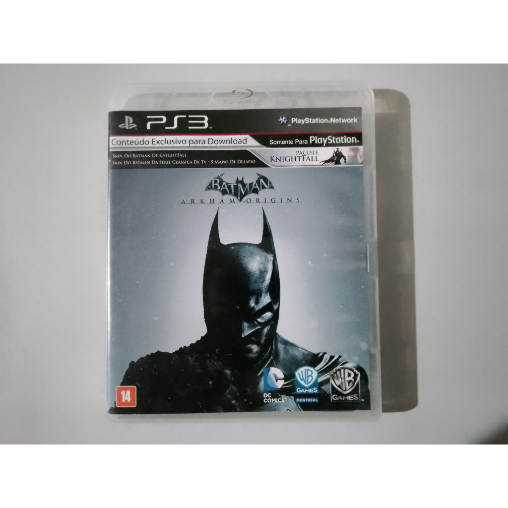 Jogo Batman: Arkham Origins PS3 Físico Original | Shopee Brasil