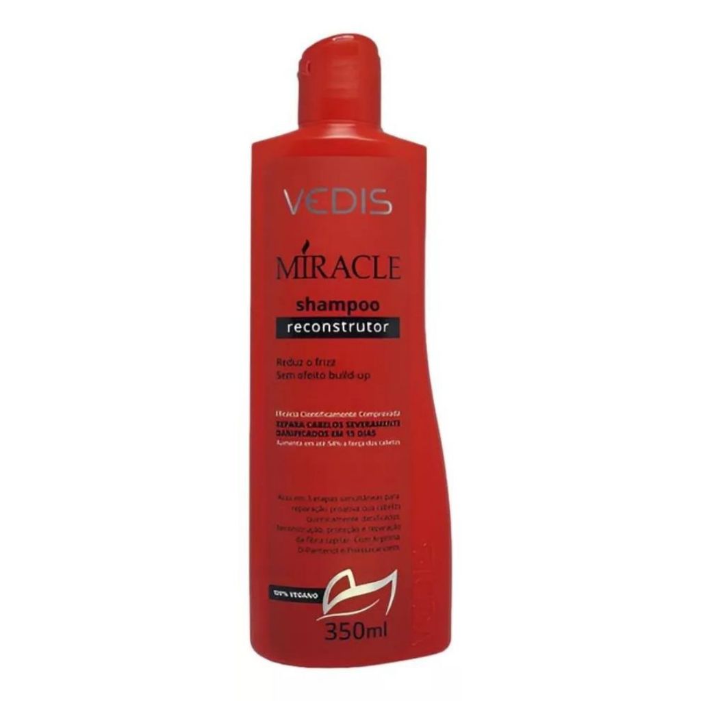 Shampoo Reconstrutor Miracle Vedis 350ml | Shopee Brasil