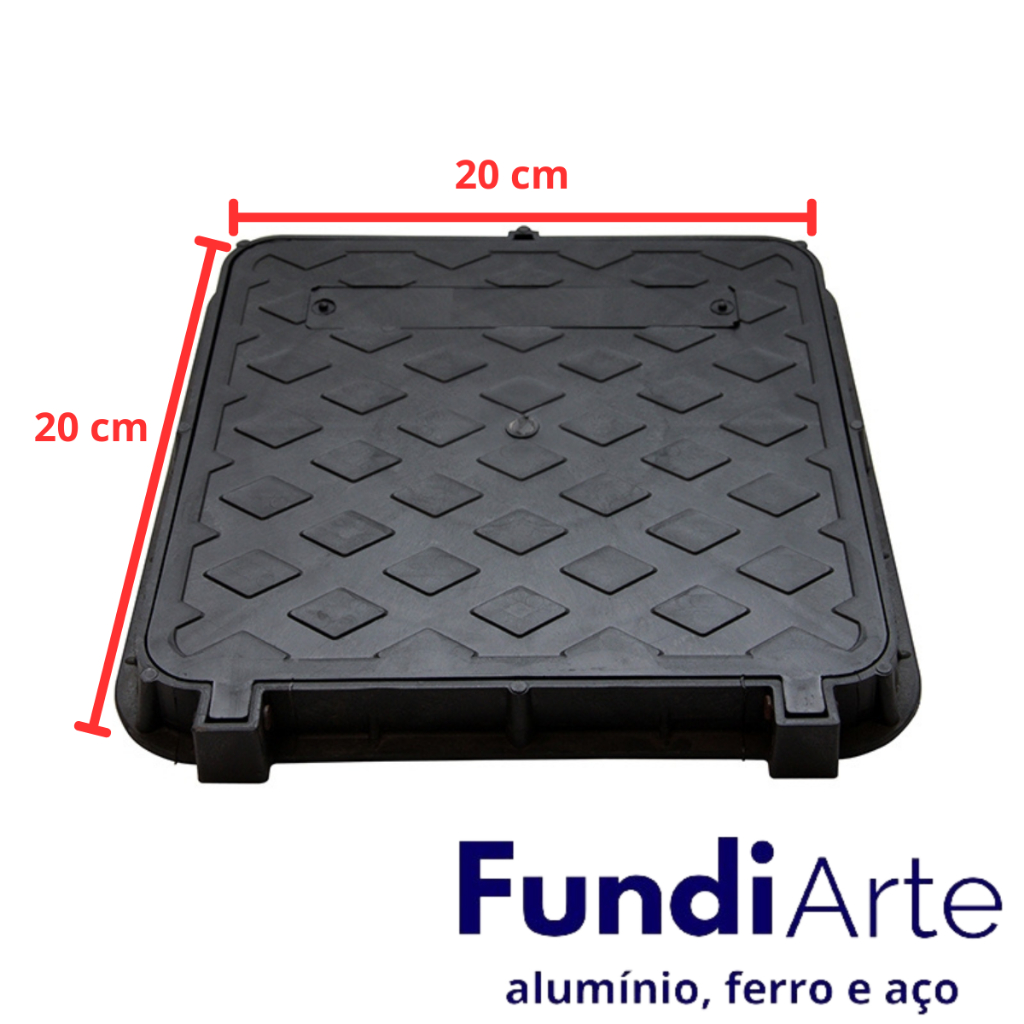 Tampa de Esgoto Pvc Articulada 20x20 a 40x40 - Caixa de Passagem Bueiro Cisterna Quadrada ...