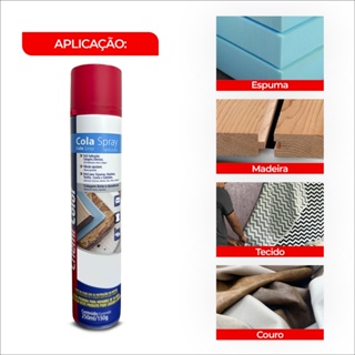 2 Chemicolor Cola Em Spray Colagem Forte e Duradoura 250ml | Shopee Brasil