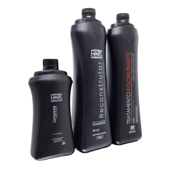 Shampoo- Reconstrutor-tratamento Disciplinante Hairs Company | Shopee ...