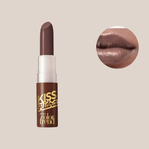 Batom Color Trend Kiss Hidra Coleção Chocolate Amargo Avon | Shopee Brasil