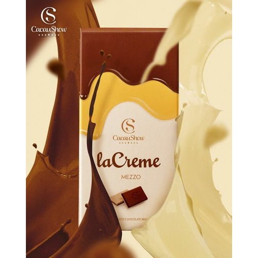 Cacau Show Tablete LaCreme Mezzo 100g | Shopee Brasil