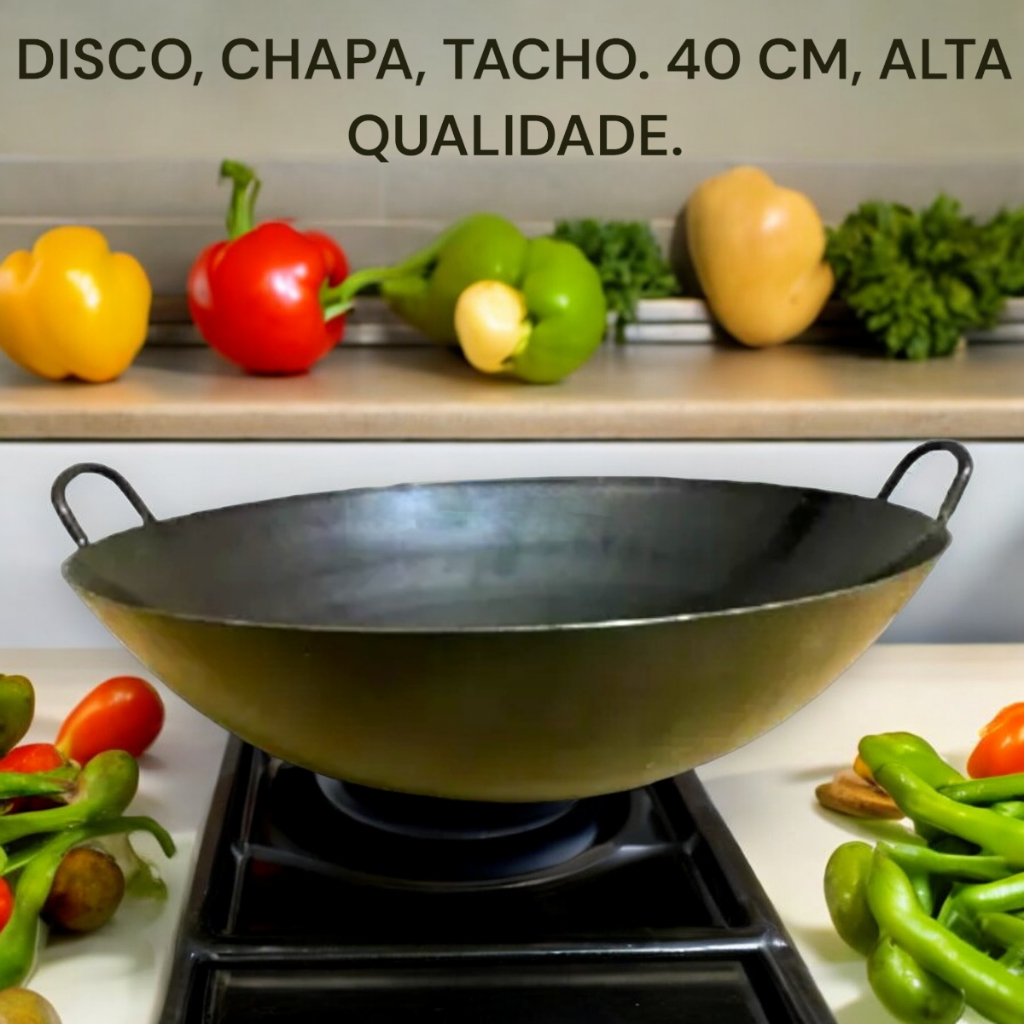 Disco Chapa de Entreveiro Tipo Arado Tacho Bifeira Frigideira 40cm ...