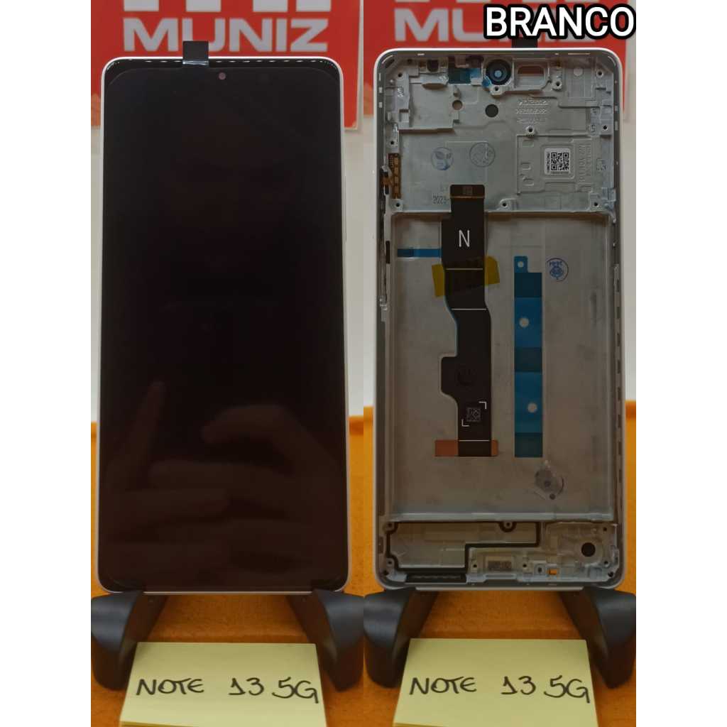 Frontal Redmi Note 13 5G 108MP Amoled Com Moldura ou Sem Aro Original ...