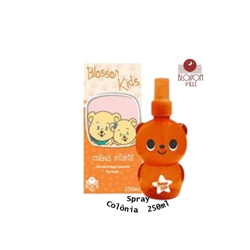 Colônia Infantil Blosson kids 250 ml com spray. | Shopee Brasil