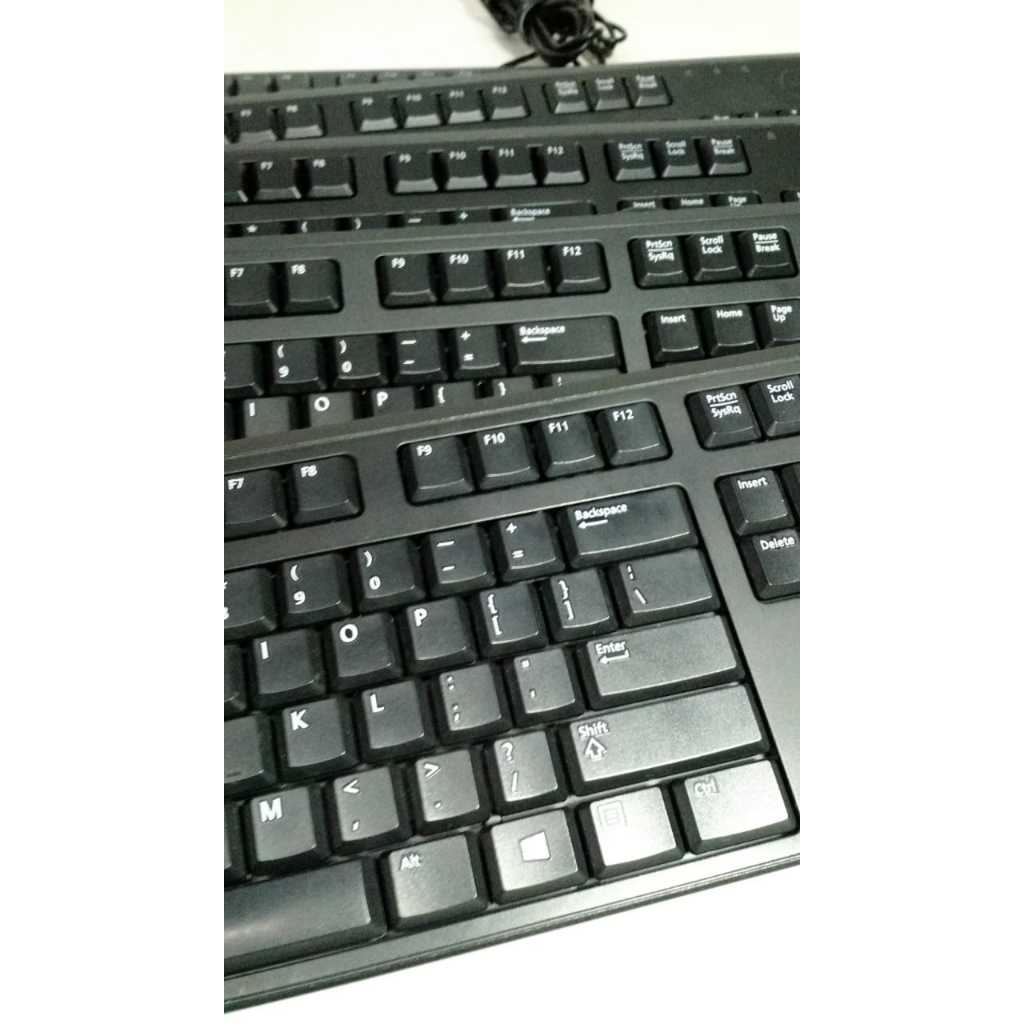 Kit 5 Teclados Dell Kb4021 Qwerty Inglês Cor Preto | Shopee Brasil