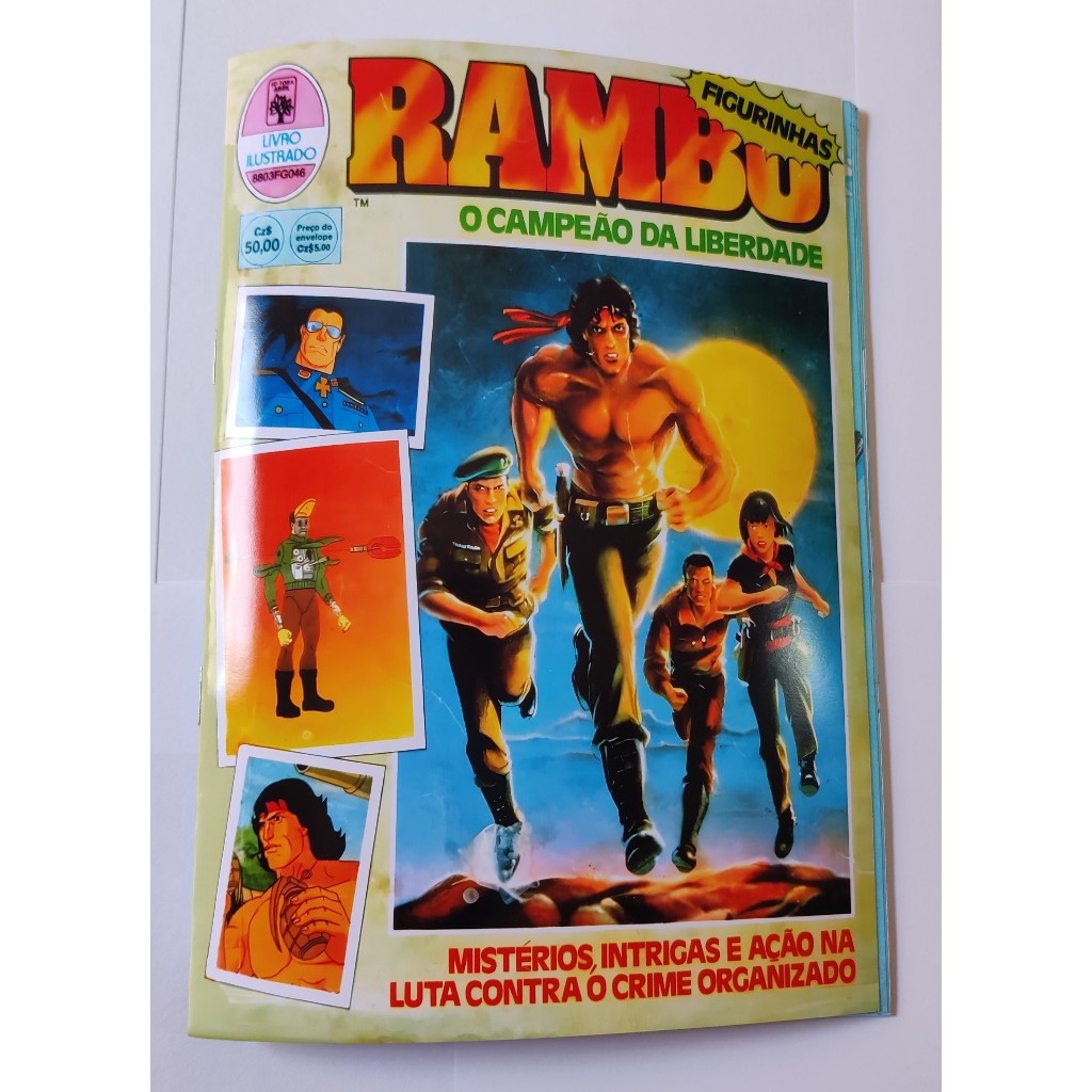 Álbum Rambo - O Campeão Da Liberdade - 1988 | Shopee Brasil