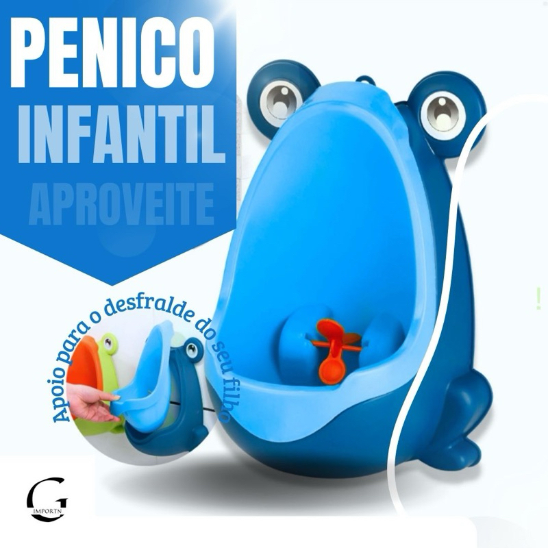 Mictório Penico Sapinho Infantil Troninho Pinico Menino | Shopee Brasil