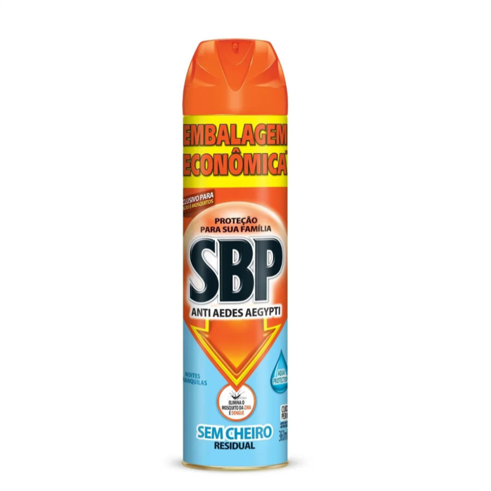 Repelente Sbp Inseticida Aero Spray Anti Aedes 360 Ml | Shopee Brasil