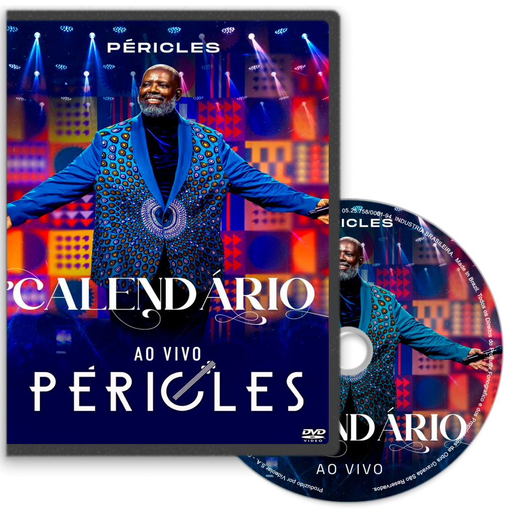 DVD - Péricles Calendário Ao Vivo (2024) | Shopee Brasil