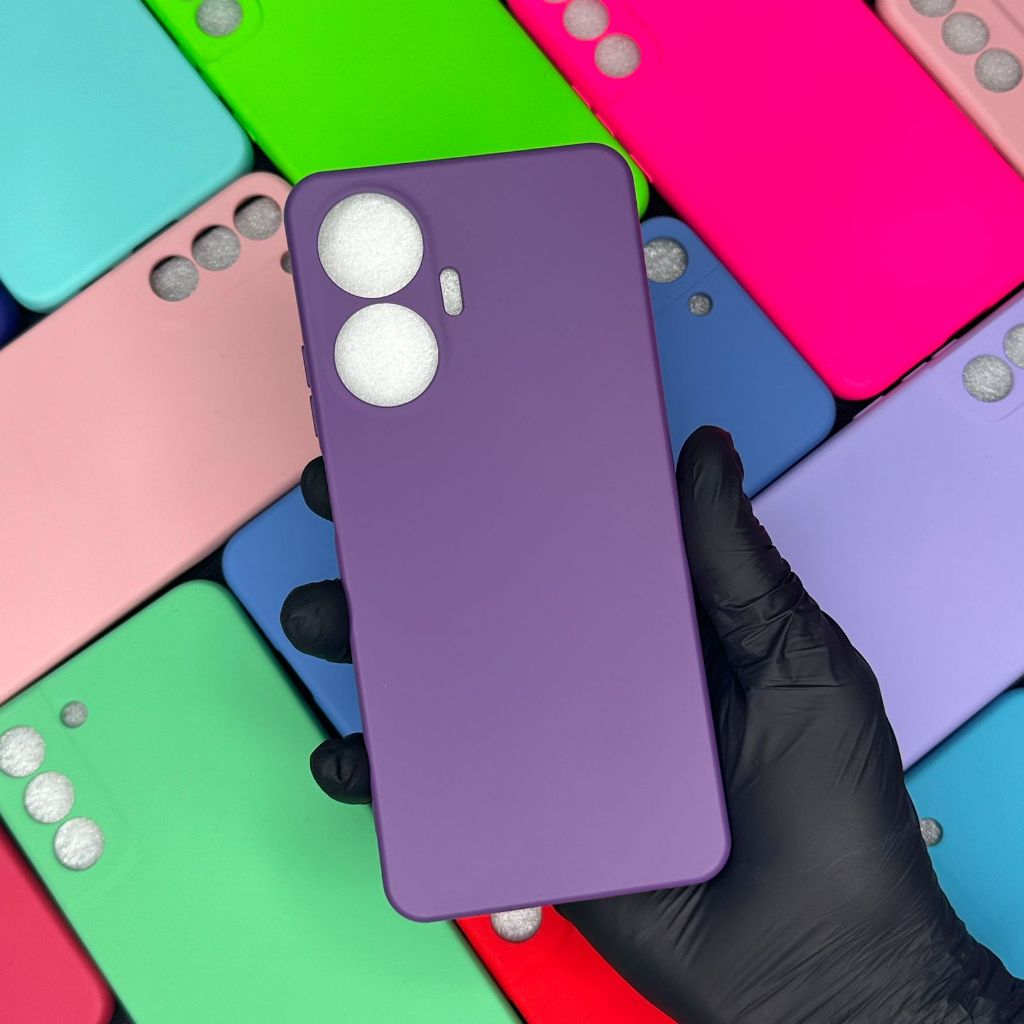 Kit Capa + Pelicula 3D Para Realme C55 Capinha Aveludada Case | Shopee ...