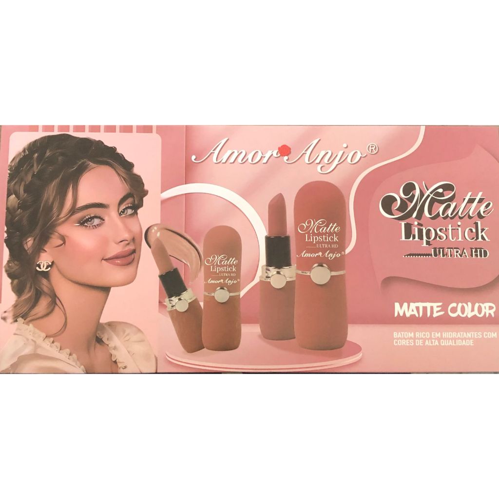 Batom Lipstick Ultra HD Amor Anjo AM-AB004 | Shopee Brasil