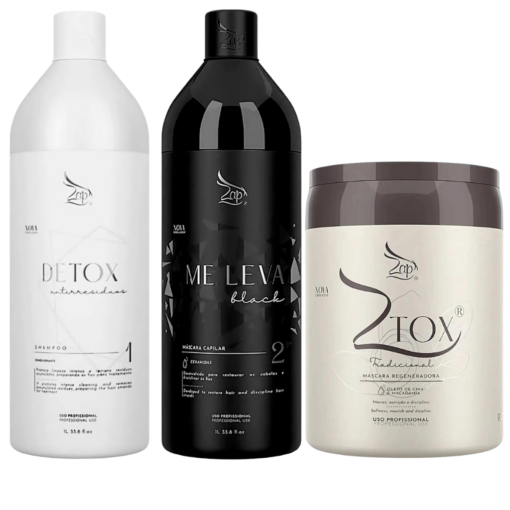 Me Leva Zap Progressiva Profissional Para Salão + Ztox Tradicional ...