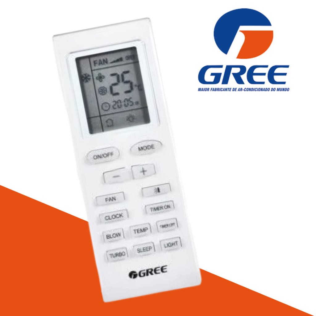 Controle Remoto Ar Condicionado Gree Gt-8070 | Shopee Brasil