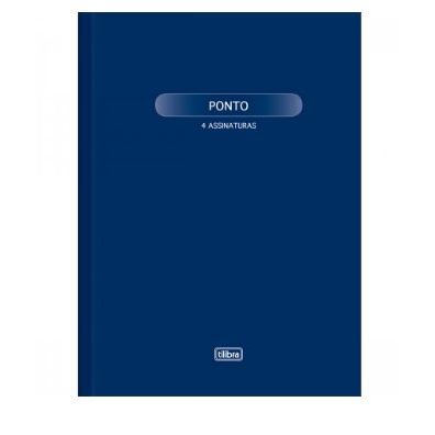 Livro de Ponto 4 assinaturas Tilibra | Shopee Brasil