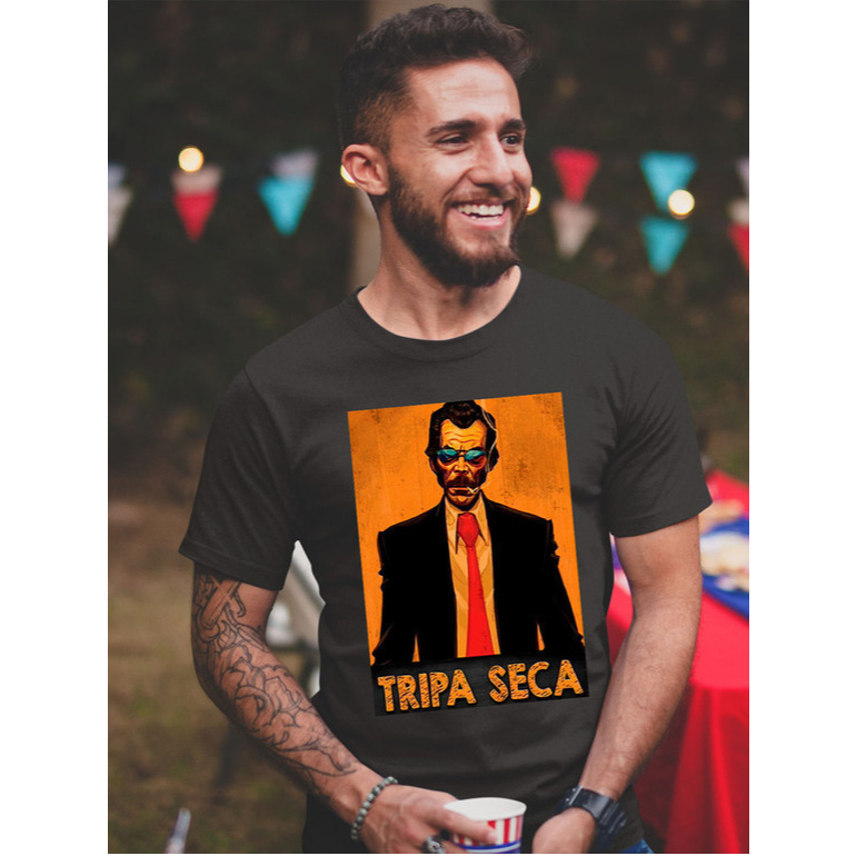 Camiseta Tripa Seca Seu Madruga Chaves Camisa Blusa Moda Estampada ...