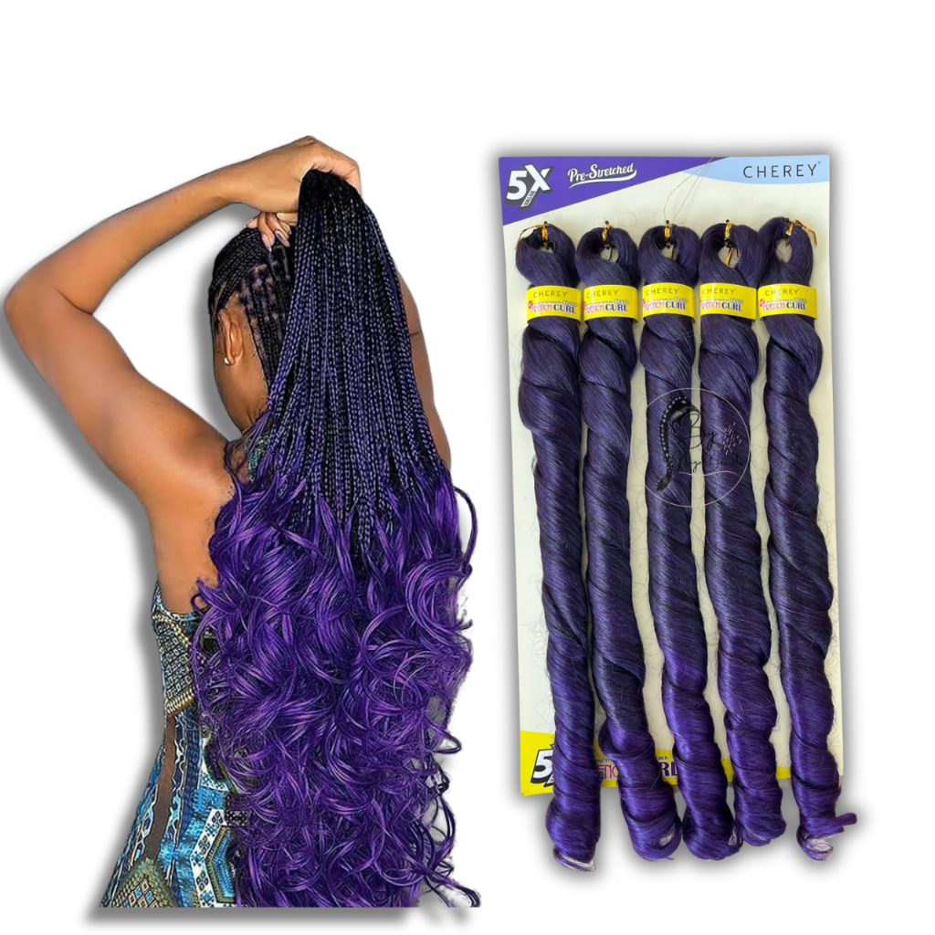 5x French Curl Braids Jumbo Ondulado P/ Tranças Boho Curl 400gr ...