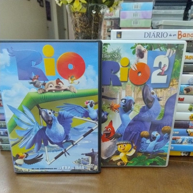 DVD RIO 1 e 2. ORIGINAIS... 2 dvds. | Shopee Brasil
