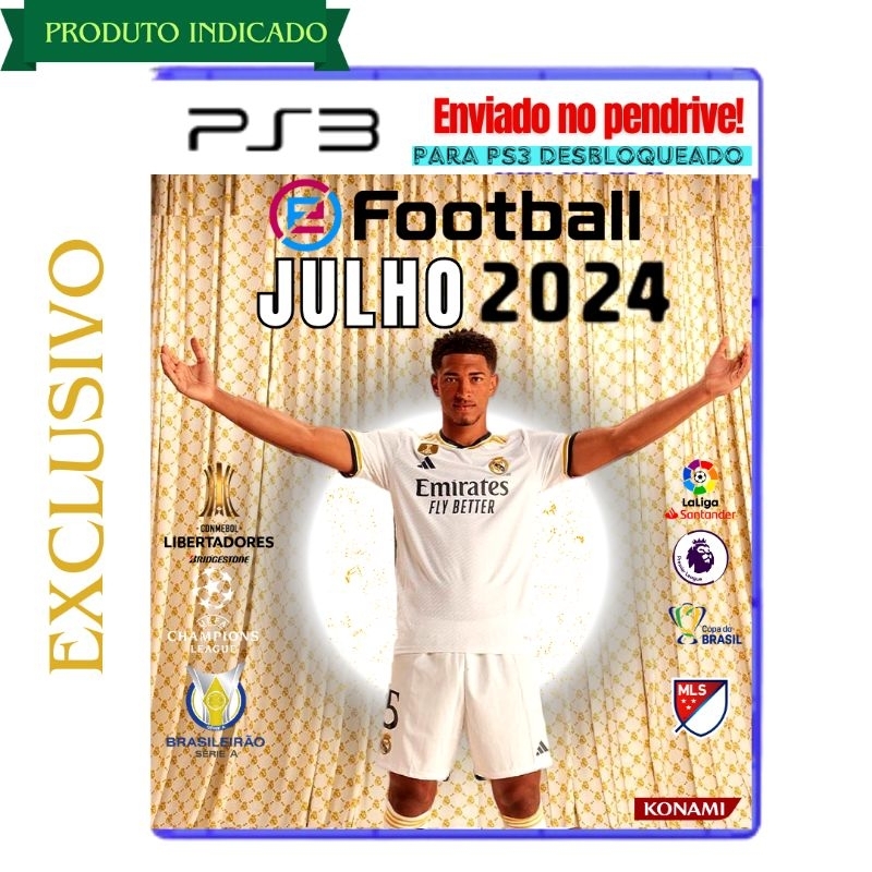 EFOOTBALL PES 24 VIP P/ (PS3 DESTRAVADO) | Shopee Brasil