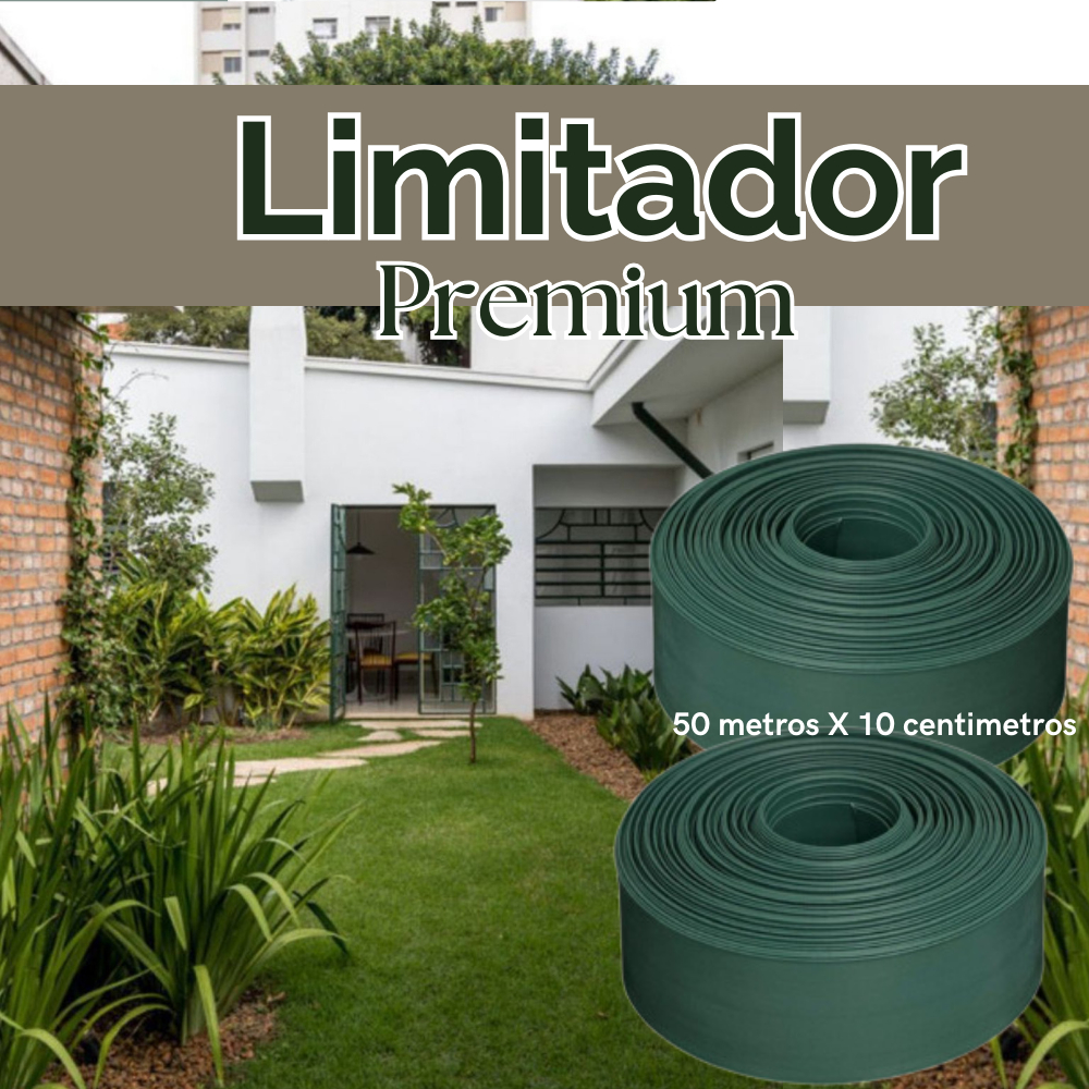 Limitador de grama 50M PREMIUM para Jardinagem (50 metros de ...