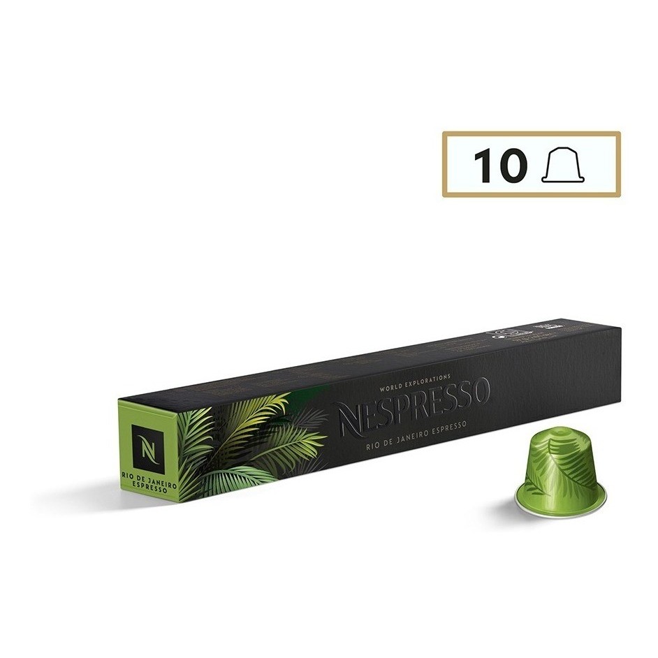 Cápsulas Nespresso Rio De Janeiro Espresso - 10un | Shopee Brasil
